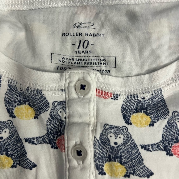 Roller Rabbit | Pajamas | Roller Rabbit Kids Pajama Set White With Blue ...
